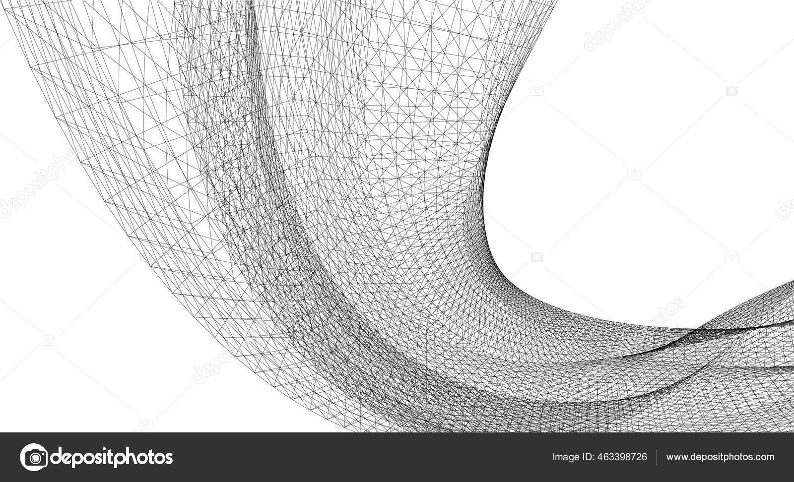 Lined Abstract Illustration Modern Background Stock Vector by ©YuriyA ...