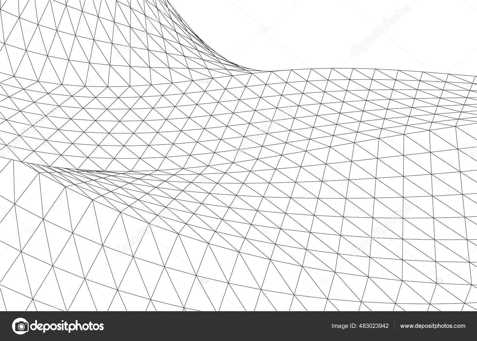 Arte Arquitectónico Forrado Fondo Pantalla Digital Vector de stock por ...