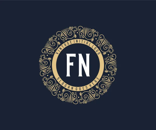 Fns logo design imágenes de stock de arte vectorial | Depositphotos
