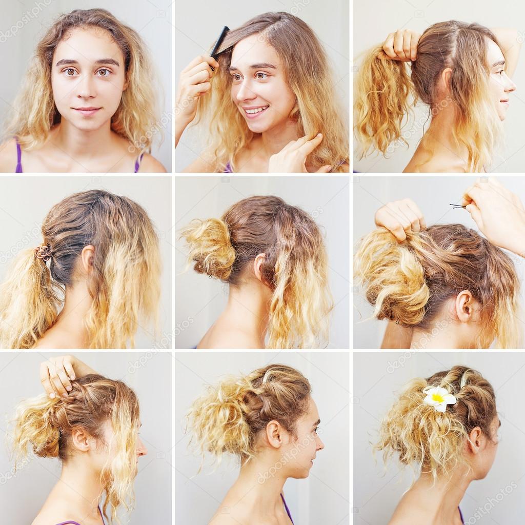 Curly Hairstyles Updos Easy