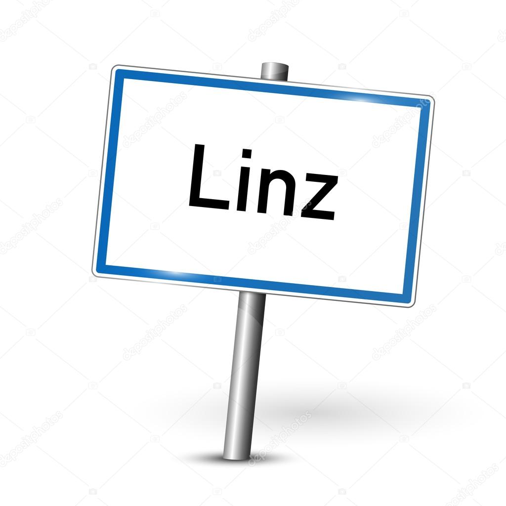 City sign - Linz - Austria Stock Vector Image by ©doozie #52150515