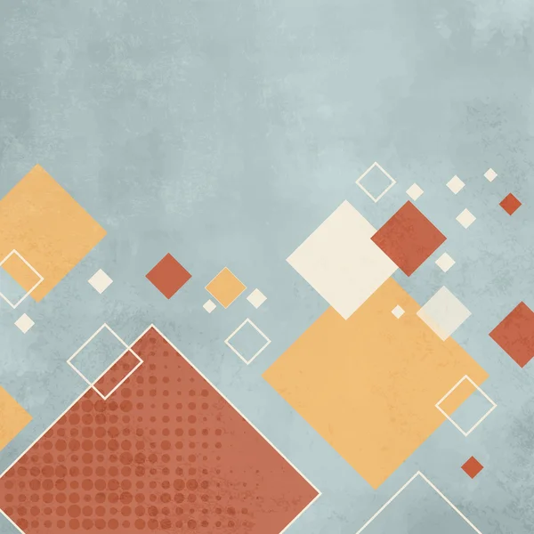 Retro background with soft colorful squares - abstract infographic ...
