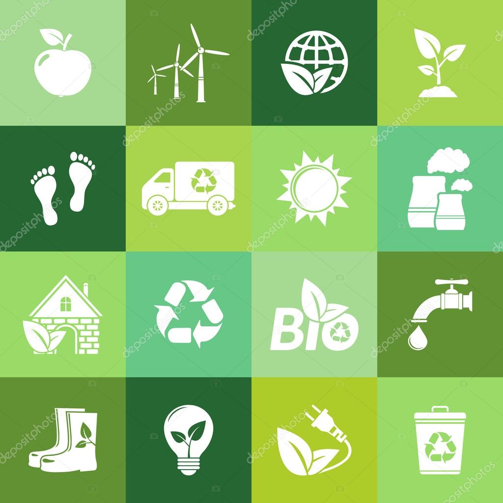 Ecology signs and symbols Stock Vector Image by ©fad82 #53583347