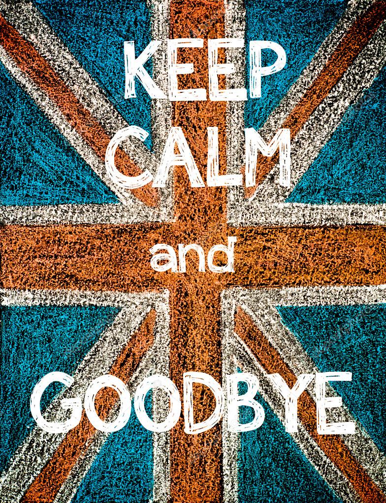 Keep Calm and Goodbye — Stock Photo © stanciuc1 #68888597