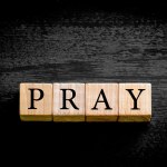Pray word in letterpress type Stock Photo by ©PixelsAway 4853837