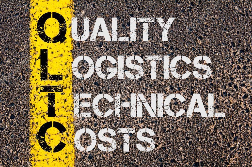 Business Acronym QLTC as Quality Logistics Technical Costs — Stock ...