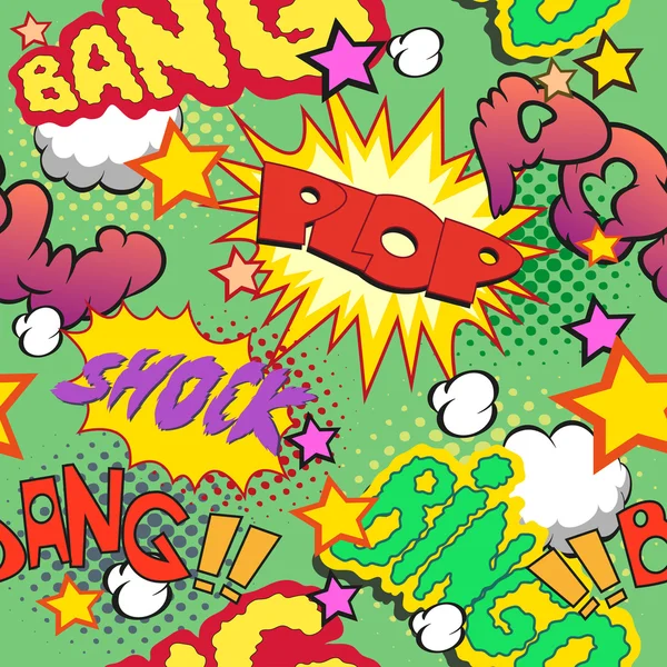 Comic book explosion pattern, Stock Vector Image by ©Roman84 #54352343