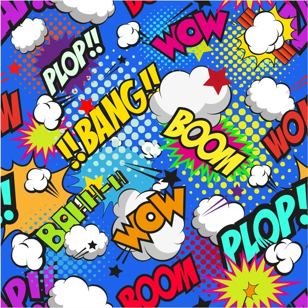 Comic book explosion pattern, Stock Vector Image by ©Roman84 #54352343
