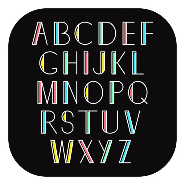 Linear alphabet set Stock Vector Image by ©OlgaShi #110839196