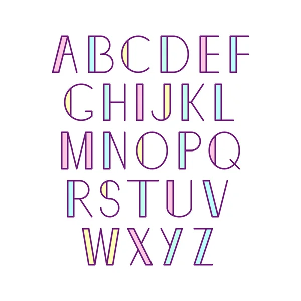 Linear alphabet set Stock Vector Image by ©OlgaShi #110839196