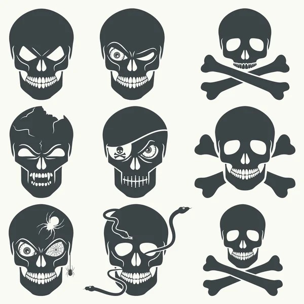 Skull face Vector Art Stock Images | Depositphotos