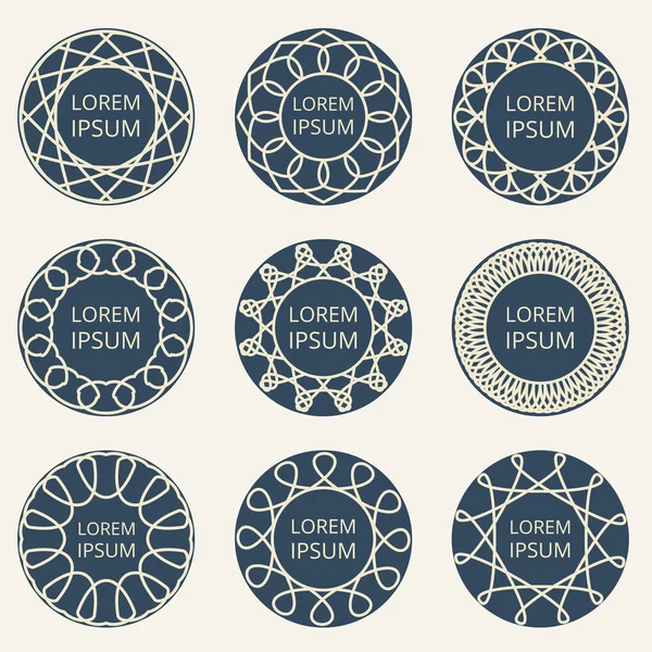 Simple ornaments Vector Art Stock Images | Depositphotos