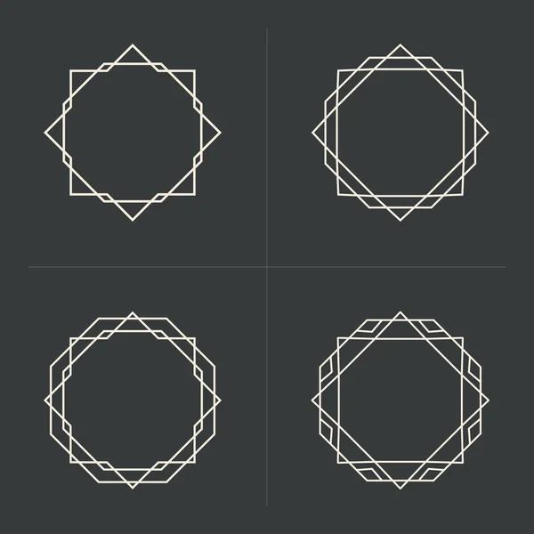 Simple geometric ornaments Stock Vector Image by ©OlgaShi #68230887