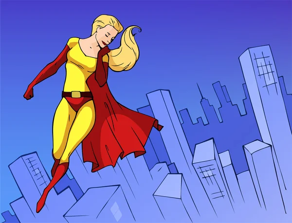 Mighty superhero in bright costume Stock Vector Image by ©A_Petruk ...