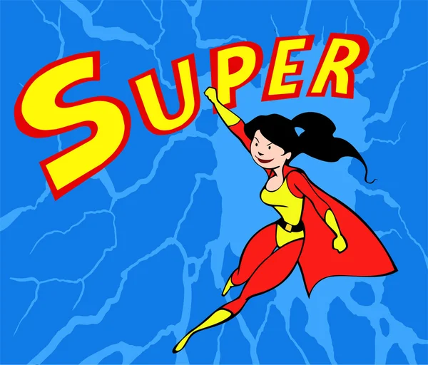 Cartoon super lady Stock Vector Image by ©A_Petruk #76771045