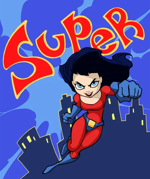 Cartoon super lady Stock Vector Image by ©A_Petruk #76771045