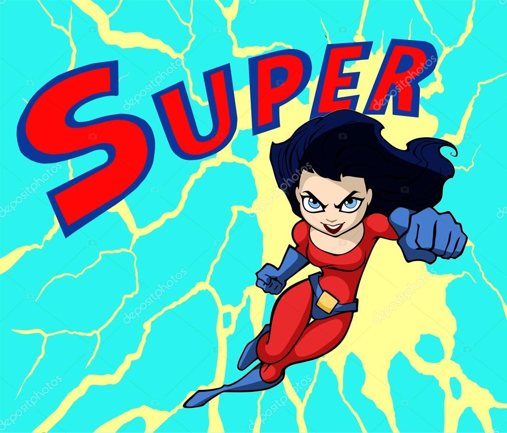 Cartoon super lady Stock Vector Image by ©A_Petruk #76771045