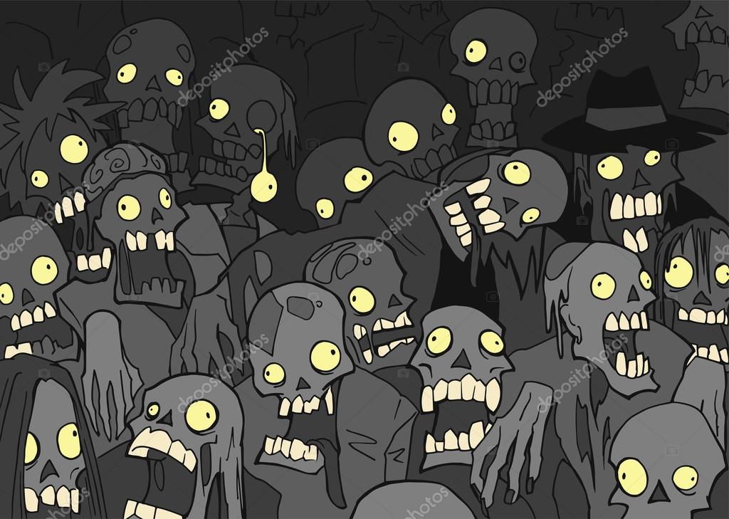 Apocz Scary Cartoon Zombies