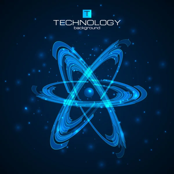 Bright atom model Vector Art Stock Images | Depositphotos