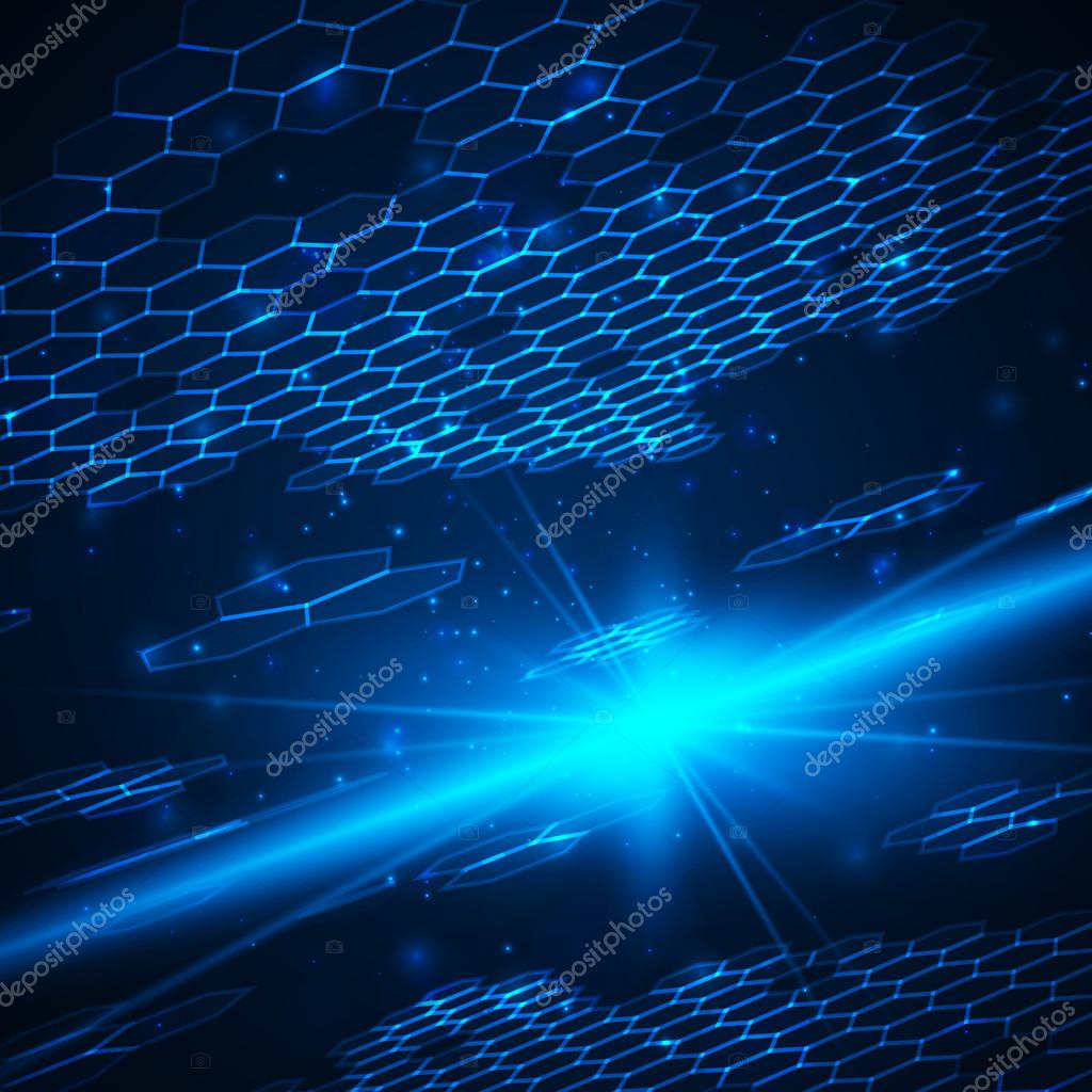 Futuristic digital background with space for text. Stock Vector Image ...