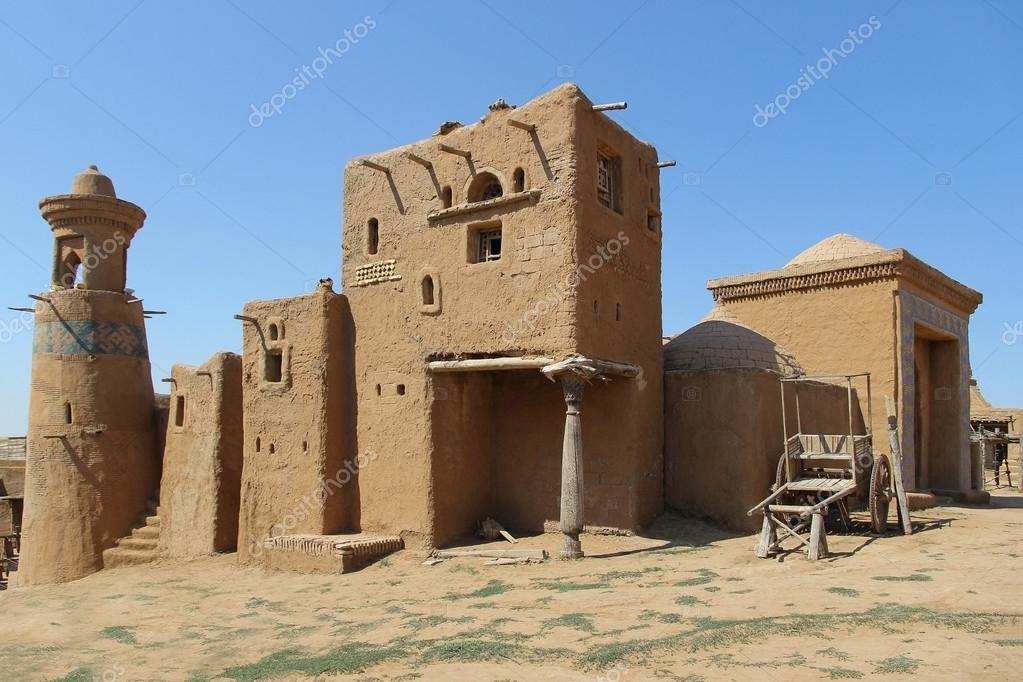 Pictures : old adobe buildings | Old adobe building — Stock Photo ...