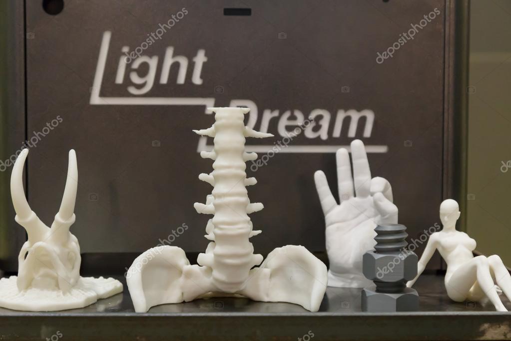 3d printed objects at Technology Hub in Milan, Italy – Stock Editorial ...