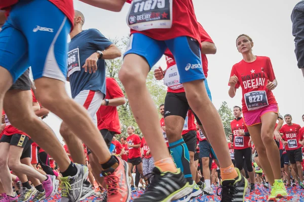 Athletes taking part in Deejay Ten, running event organized by Deejay ...