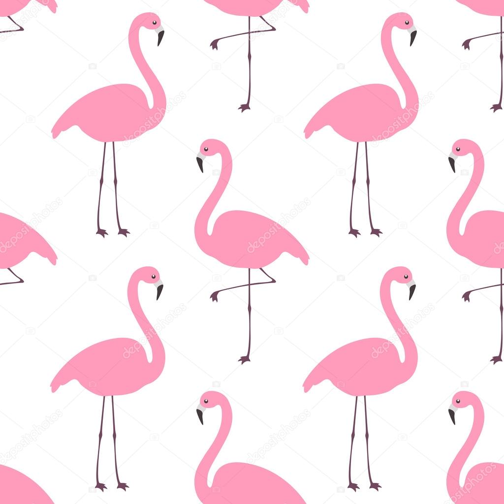 Flamingo seamless wallpaper Stock Vector Image by ©El4anes #108206640