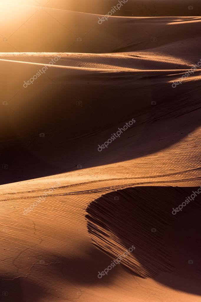 Sahara desert at sunrise Stock Photo by ©luisapuccini 73017045