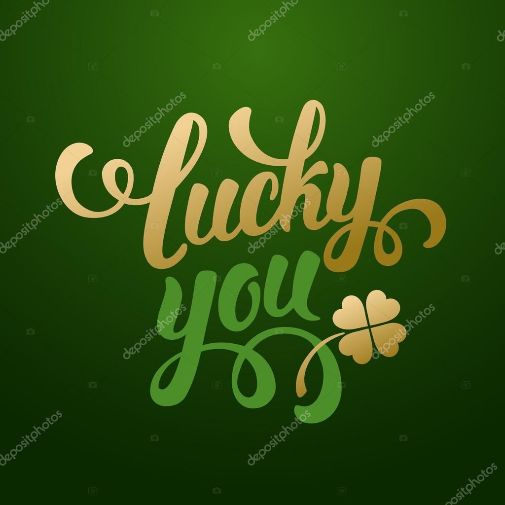 Wishes a Lucky You Stock Vector by ©Pazhyna 101002778
