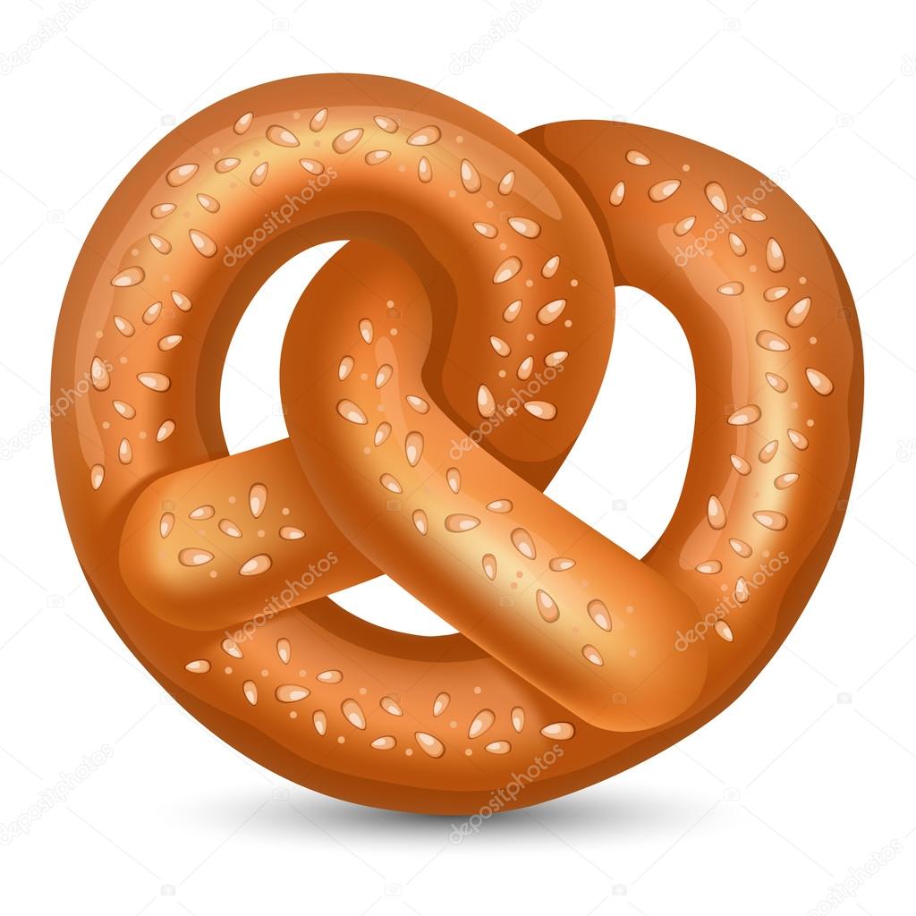 Bretzel image vectorielle par Pazhyna © Illustration #52828183
