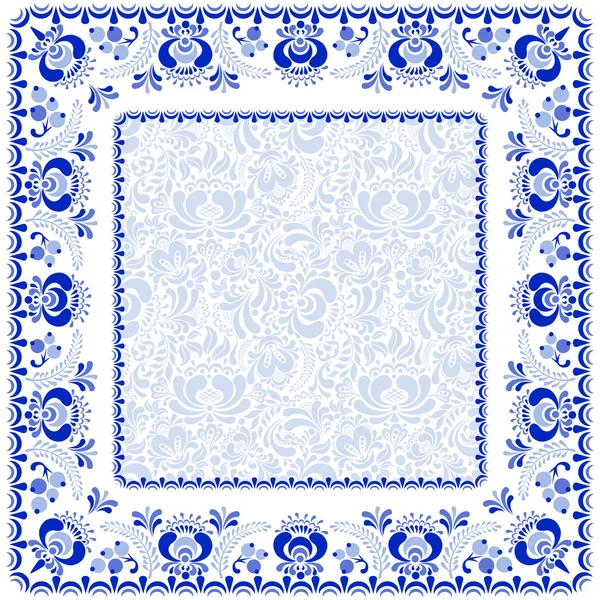 Gzhel background Vector Art Stock Images | Depositphotos