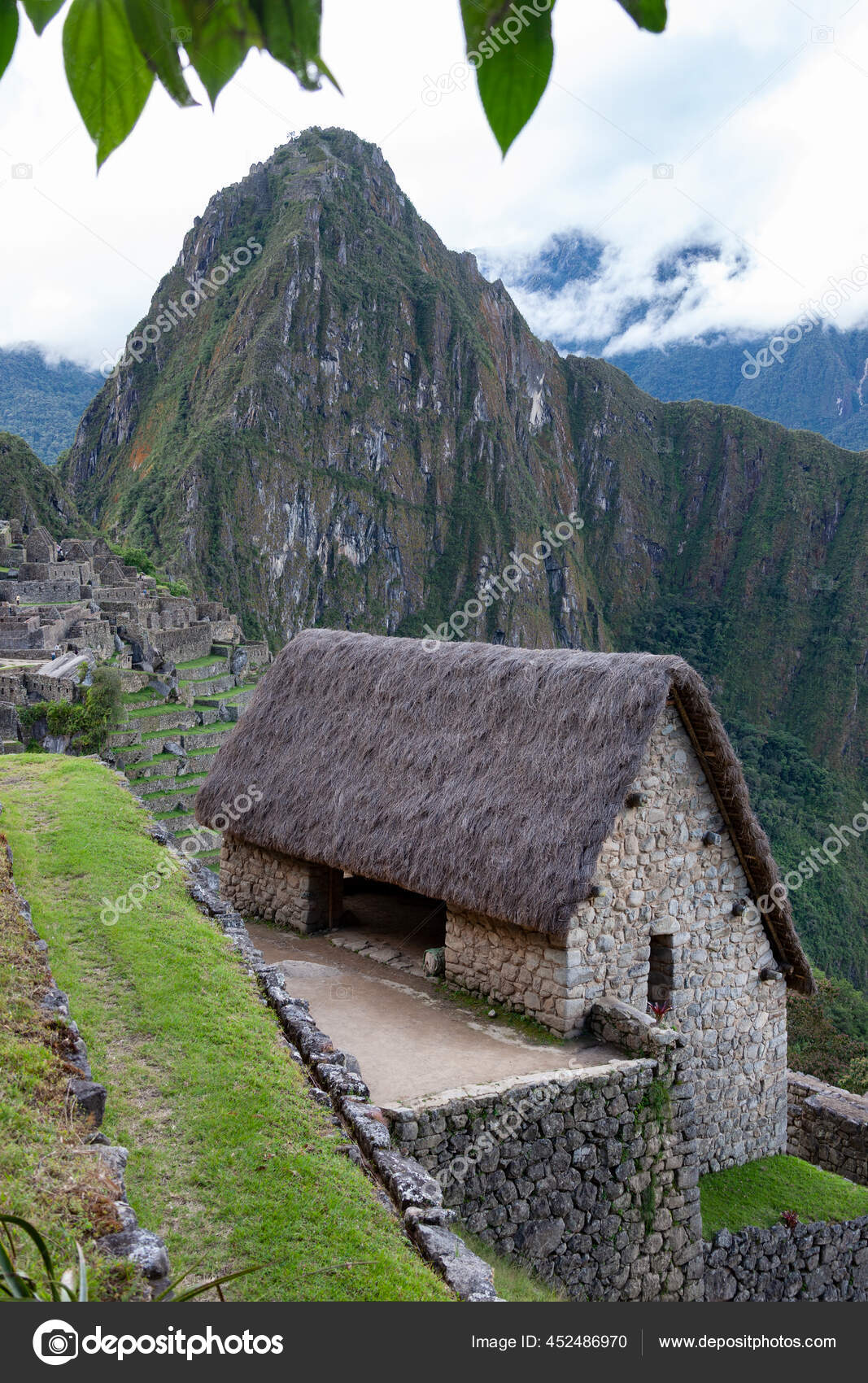 Inca Houses With Thatched Roof