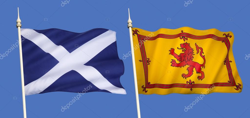 Flags of Scotland Stock Photo by ©Steve_Allen 65506291