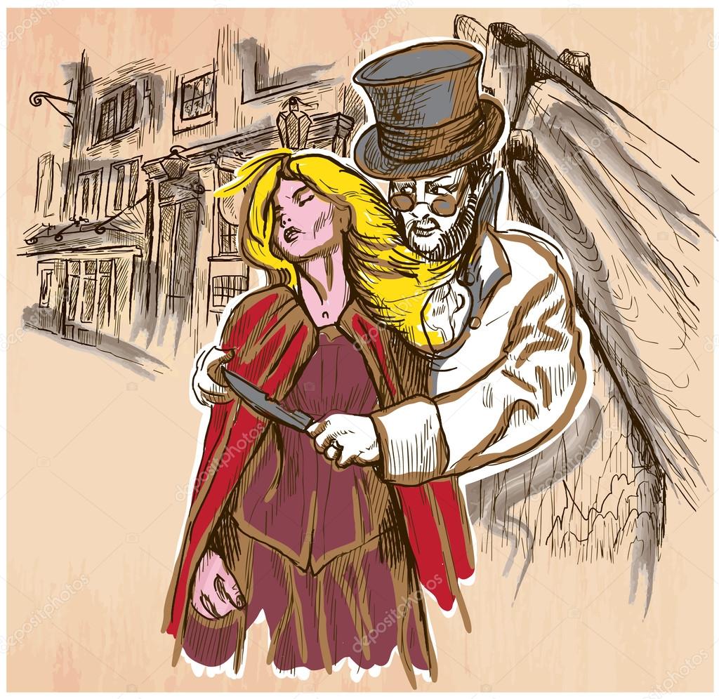 Jack the Ripper - An hand drawn vector Stock Vector Image by ©kuco ...