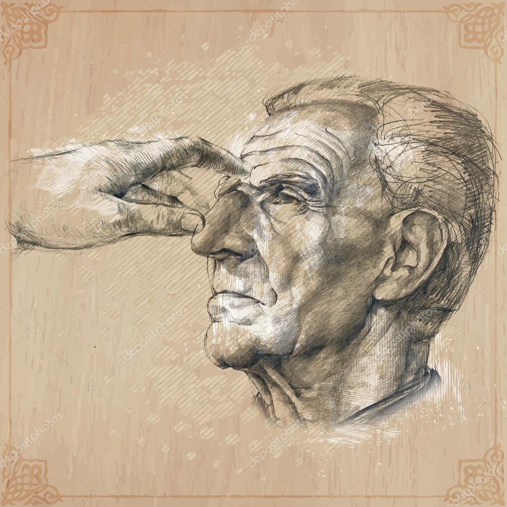 Guardian Angel Touch - Un vector dibujado a mano 2022