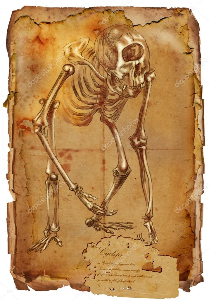 Legendary animals and monsters: CYCLOPS — Stock Photo © kuco #64467967