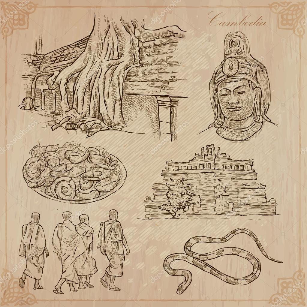 Khmer Art Drawing