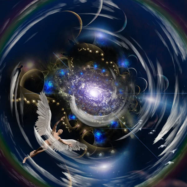 Fantasy angel landscape Stock Photos, Royalty Free Fantasy angel ...