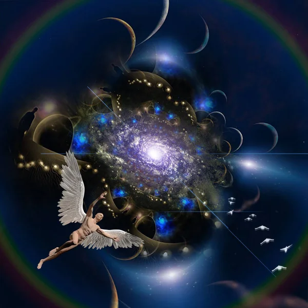 Fantasy angel landscape Stock Photos, Royalty Free Fantasy angel ...