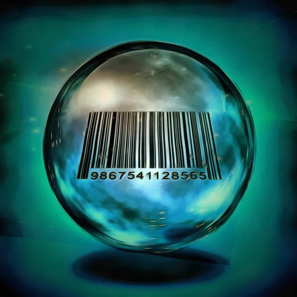 Barcode Crystal Ball Rendering Stock Photo by ©rlffimageso 482526520