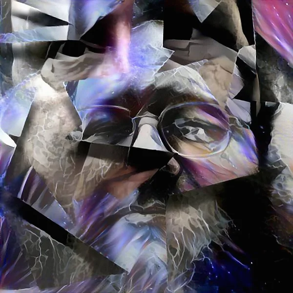 Man face abstract. 3D rendering - Stock Image - Everypixel