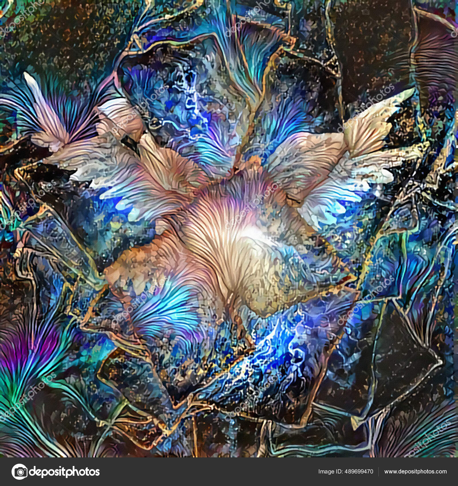 Abstract Angel Wing Paintings