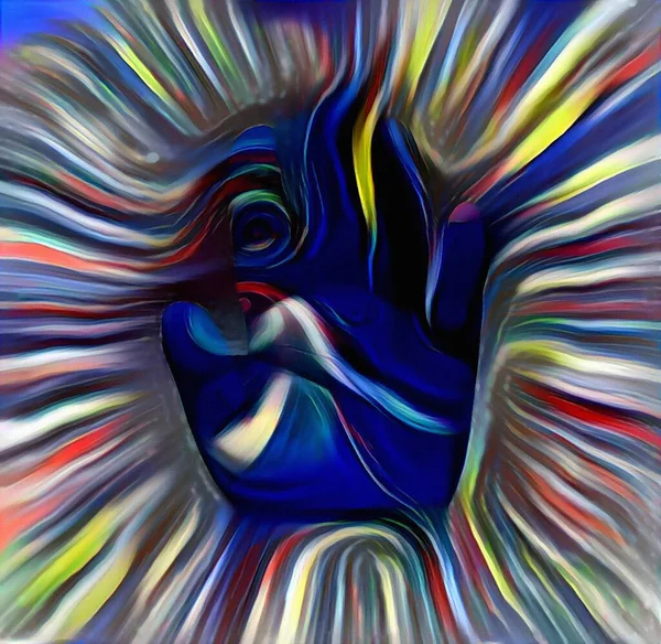 Human Palm Abstract Painting Rendering Stock Photo by ©rolffimages ...