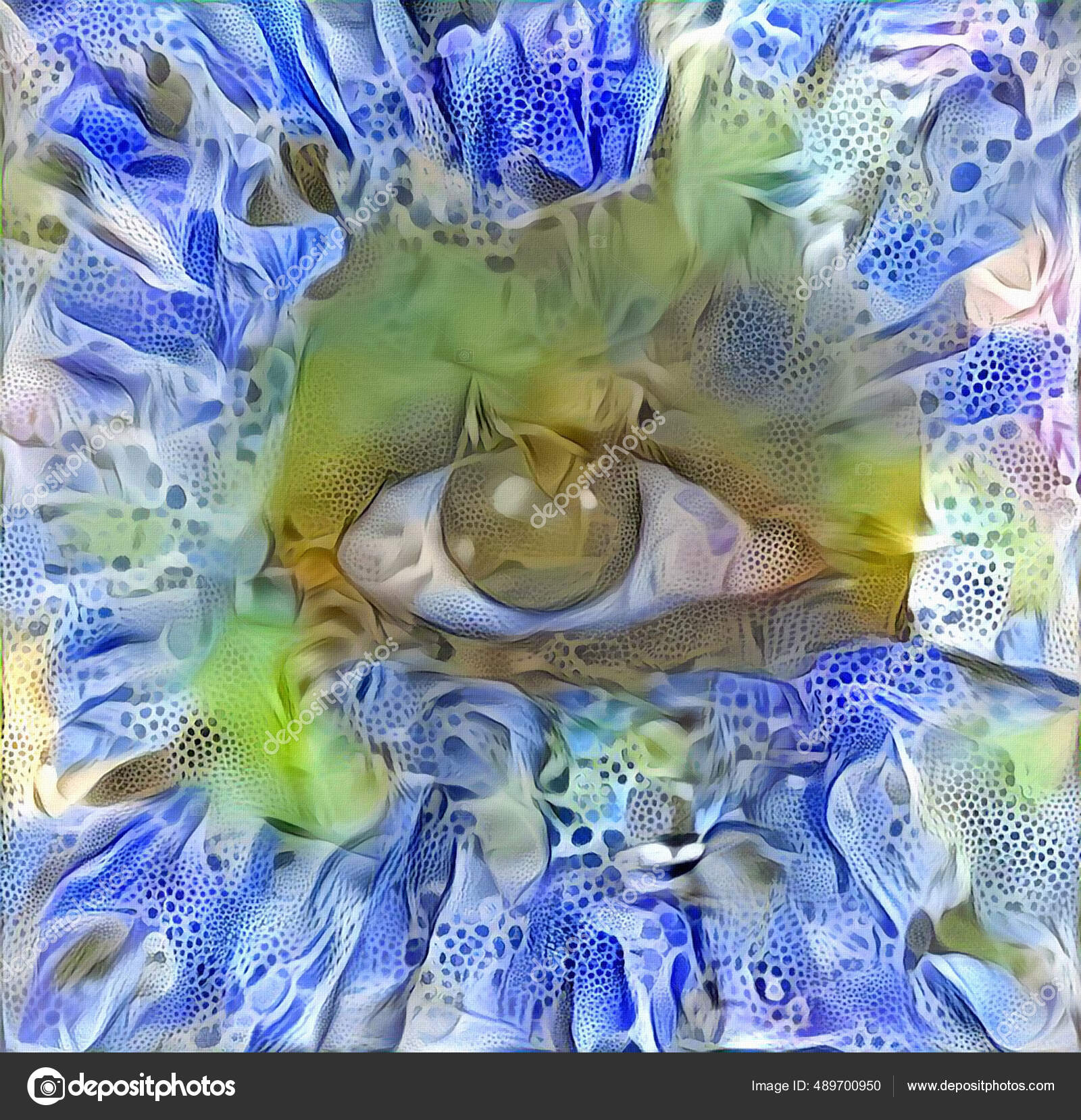 Human Eye Abstract Painting Rendering — Stock Photo © rolffimages ...