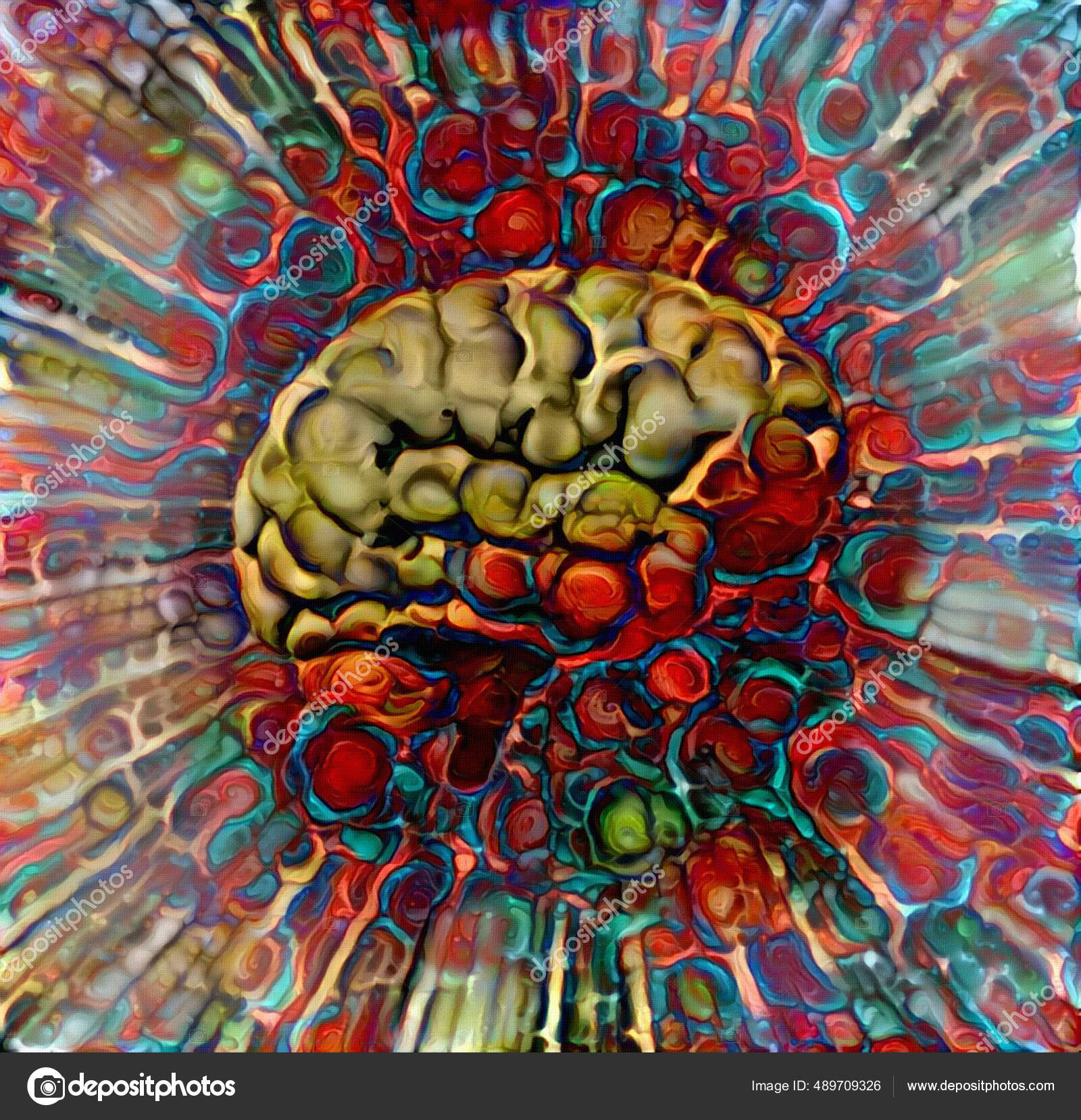 Human Brain Painting