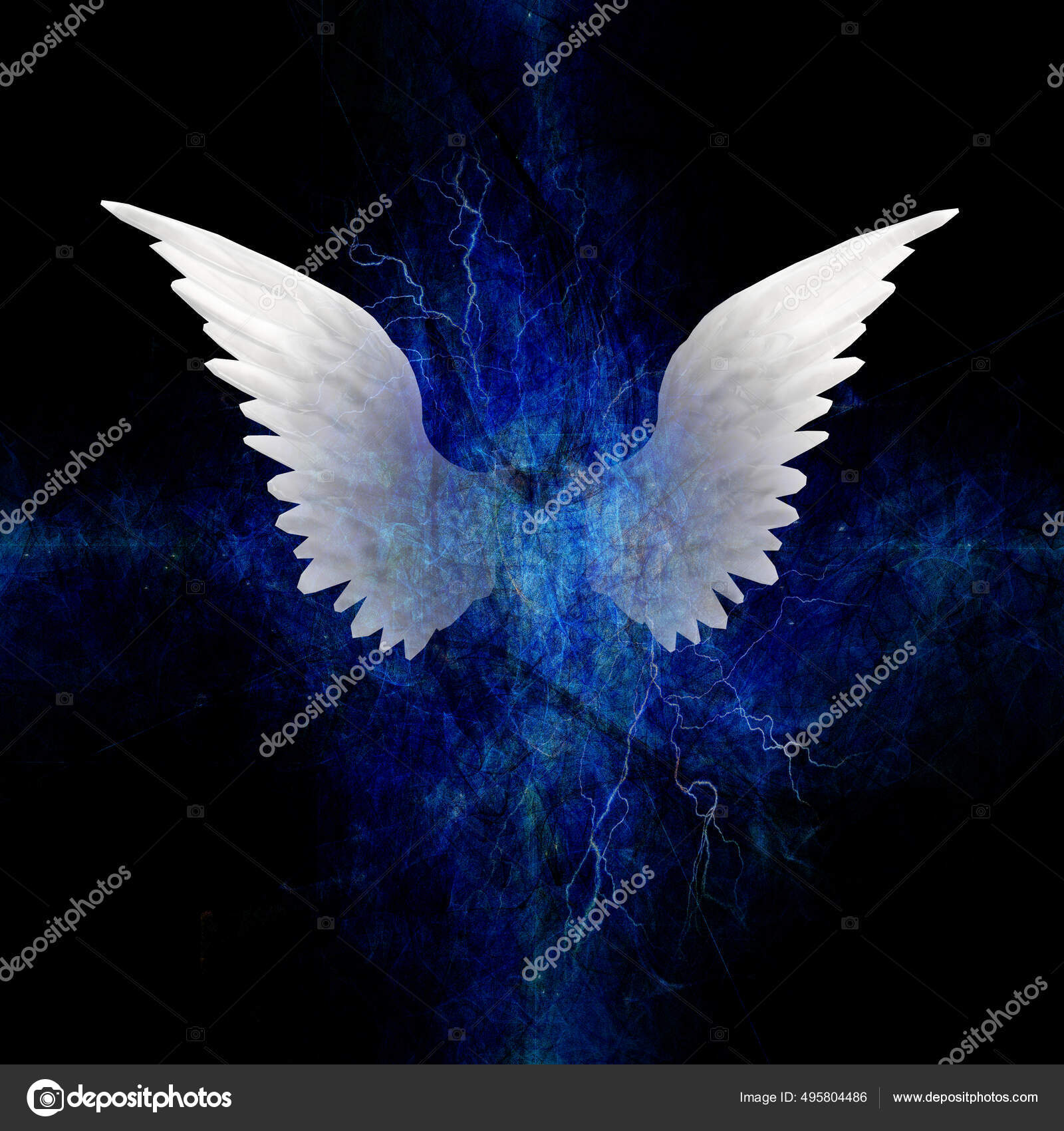 Beautiful Wing Design Rendering — Stock Photo © rolffimages #495804486