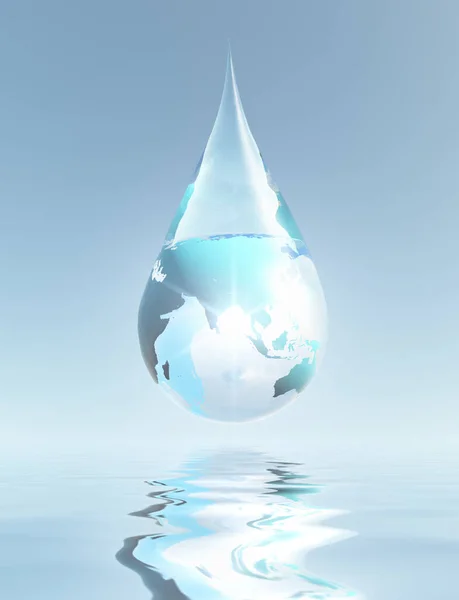 Earth in water drip Stock Photos, Royalty Free Earth in water drip ...