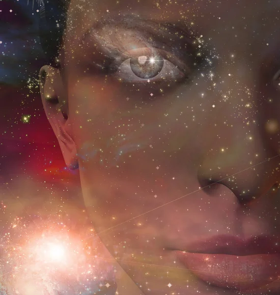 Cosmos woman Stock Photos, Royalty Free Cosmos woman Images | Depositphotos