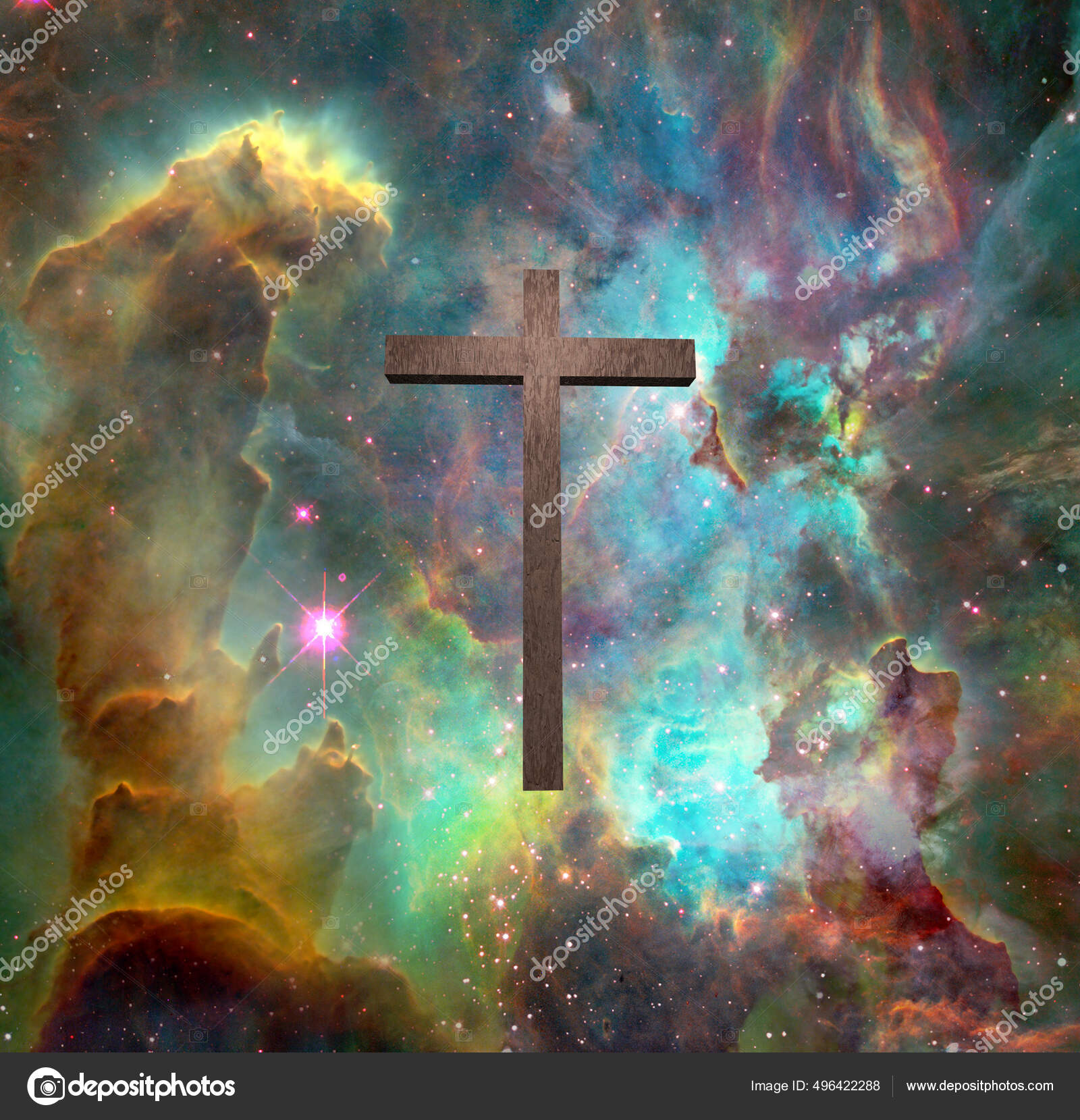 Galaxy Cross Background
